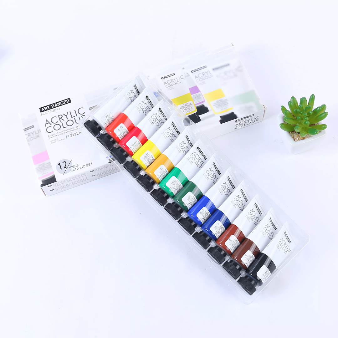 Art Rangers Acrylic Paint Set Of 12 x22ml