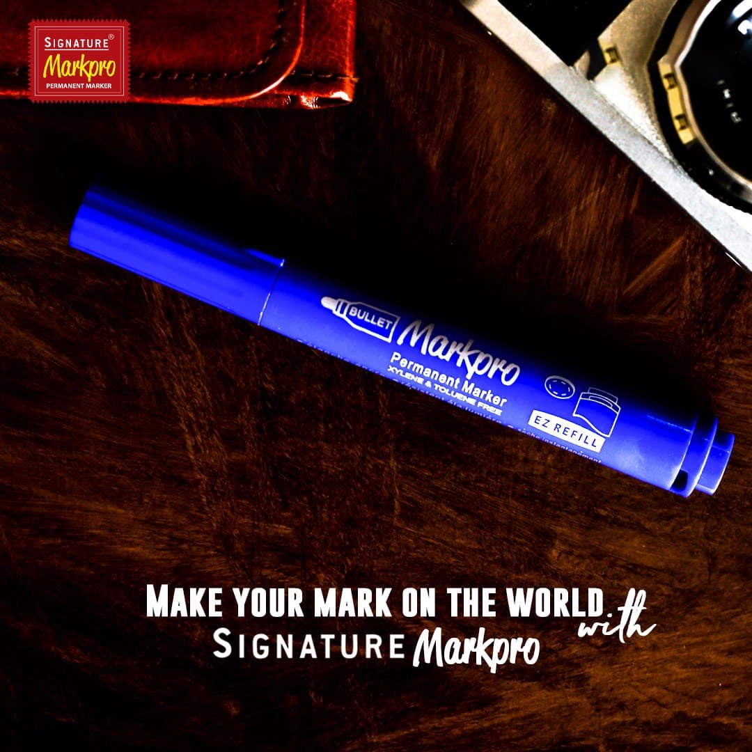 Signature Markpro Permanent Marker Mix Pack Of 6