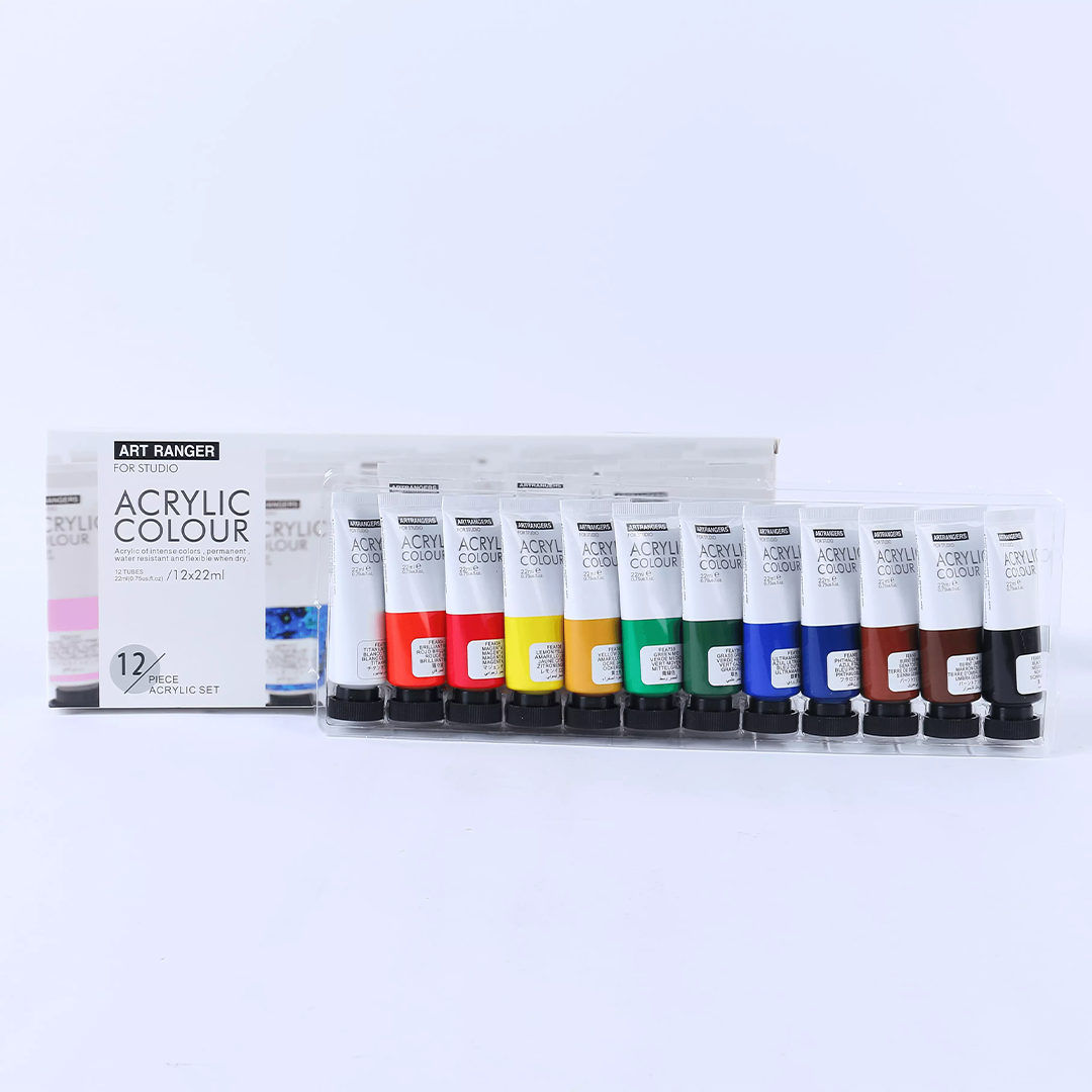 Art Rangers Acrylic Paint Set Of 12 x22ml