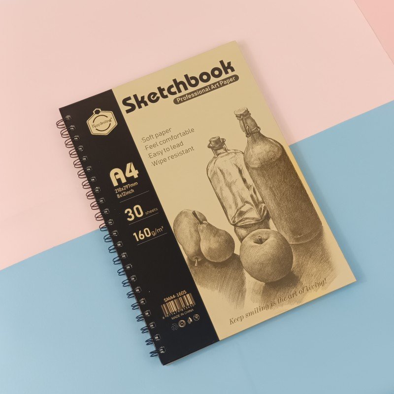 Keep Smiling Professional Sketchbook